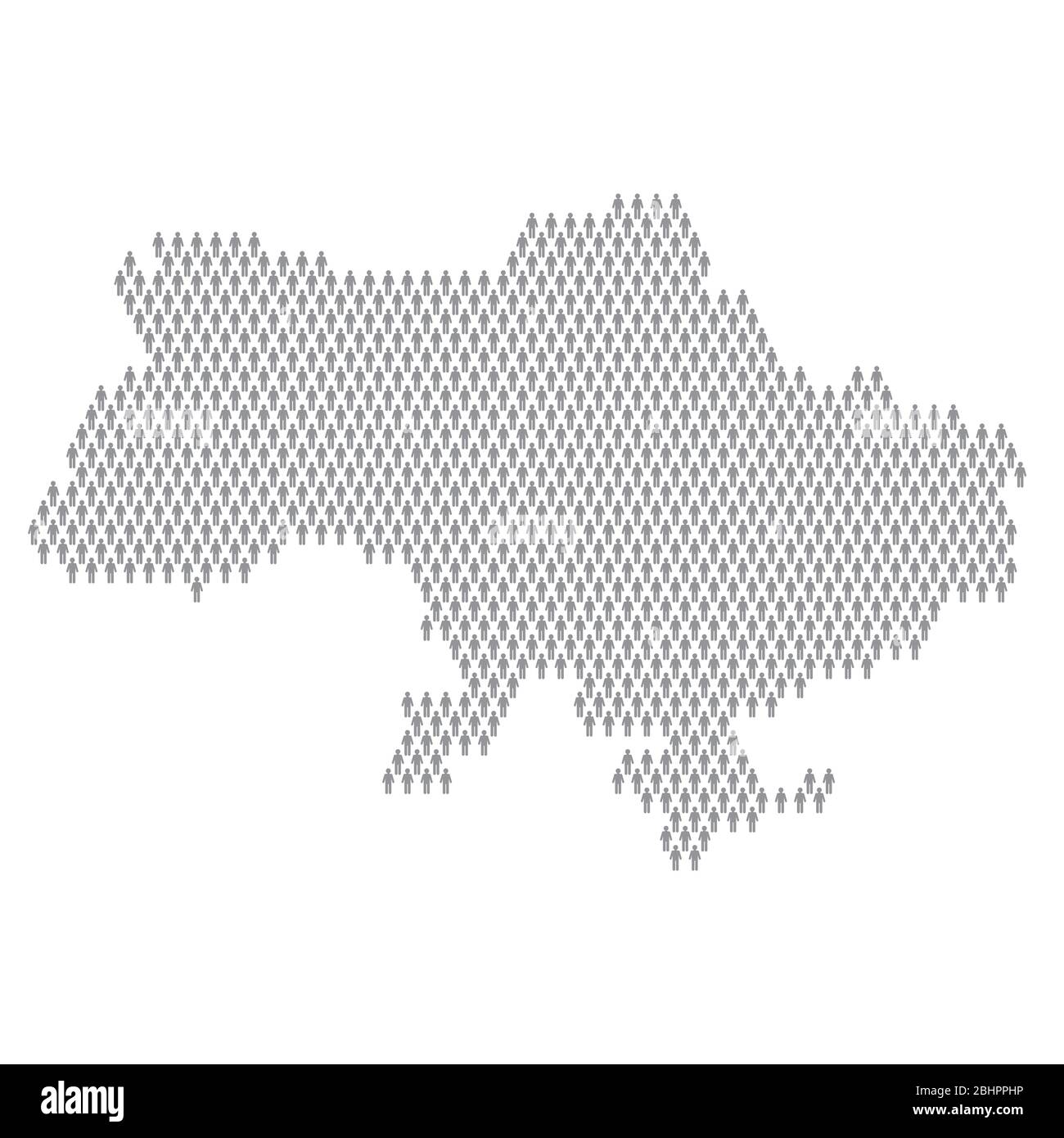 World population density map Cut Out Stock Images & Pictures - Alamy