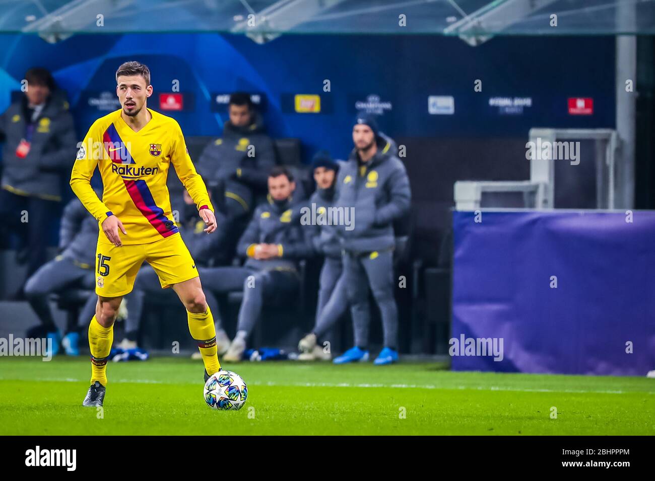 clement lenglet of fc barcelona during champions league season 2019/20 ...
