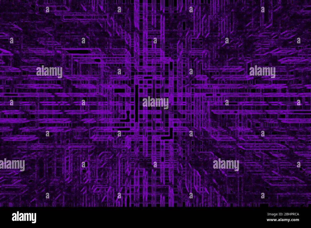 Purple Binary Wallpaper