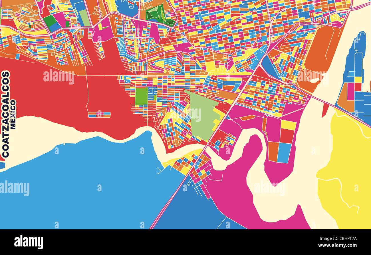 Coatzacoalcos Mexico Map