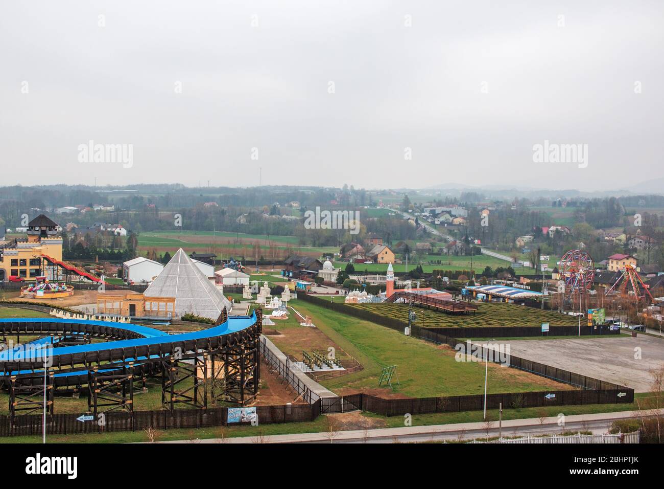 Dinoland park in Poland Zator Inwald Park Stock Photo - Alamy