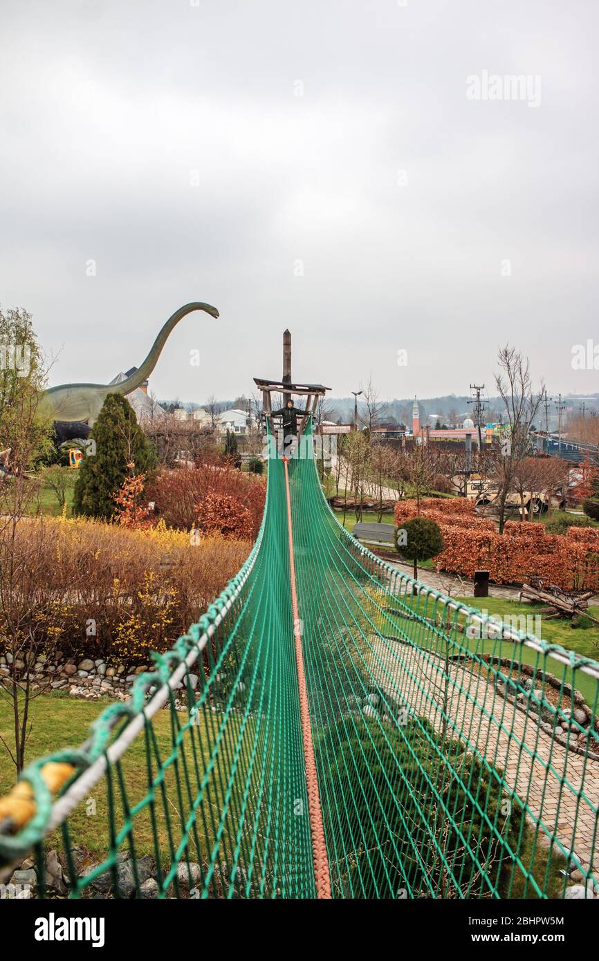 Dinoland park in Poland Zator Inwald Park Stock Photo - Alamy