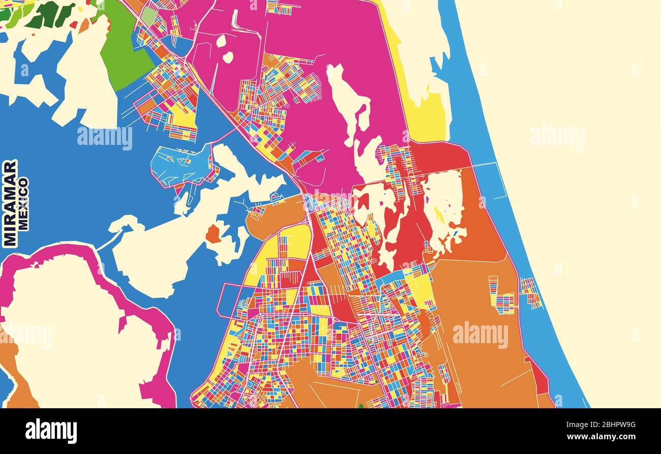 Miramar lake map hi-res stock photography and images - Alamy