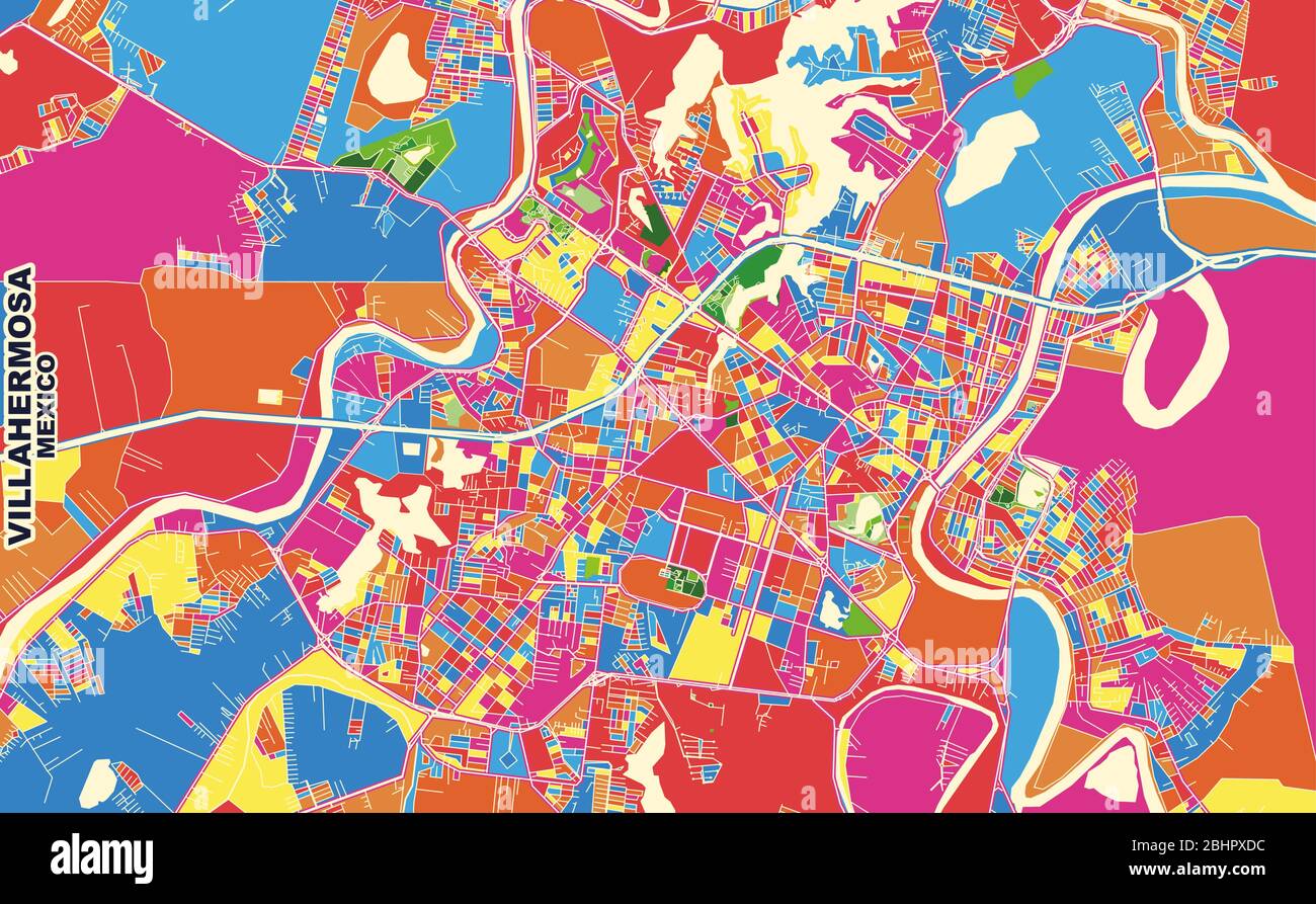Tabasco map vector hi-res stock photography and images - Alamy