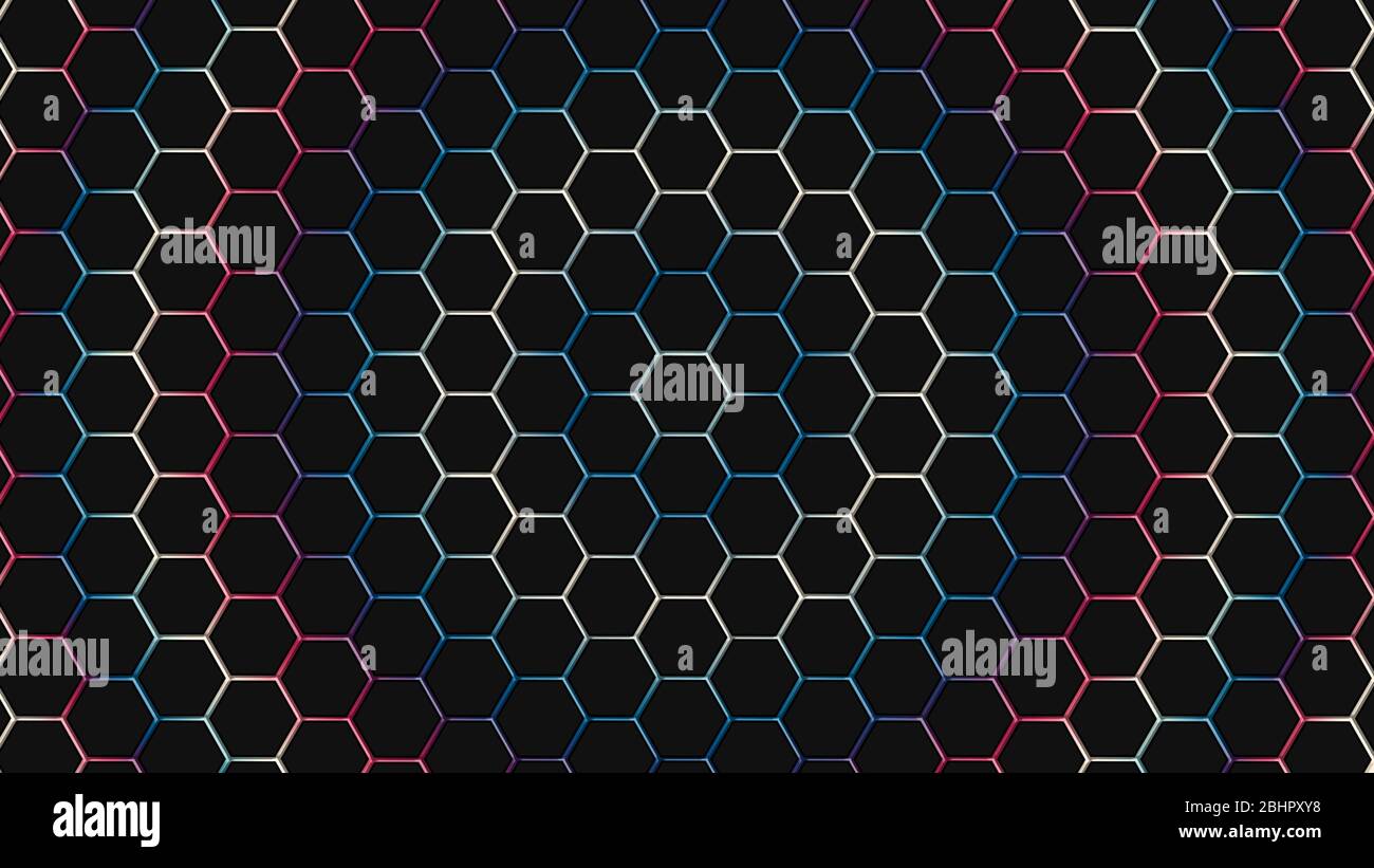 Colorfull hexagonal texture. Abstract background for design Stock Photo ...