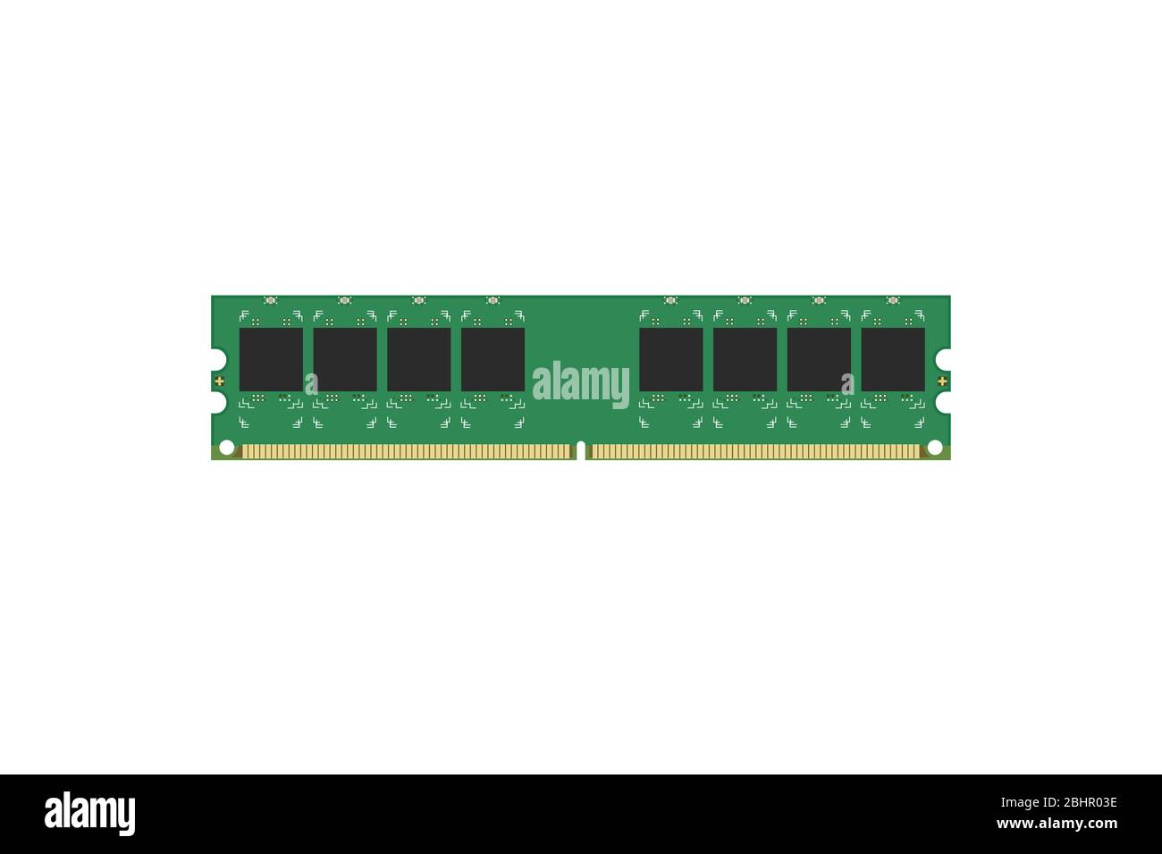 Ram Random Access Memory Vector Illustration Stock Vector Image And Art