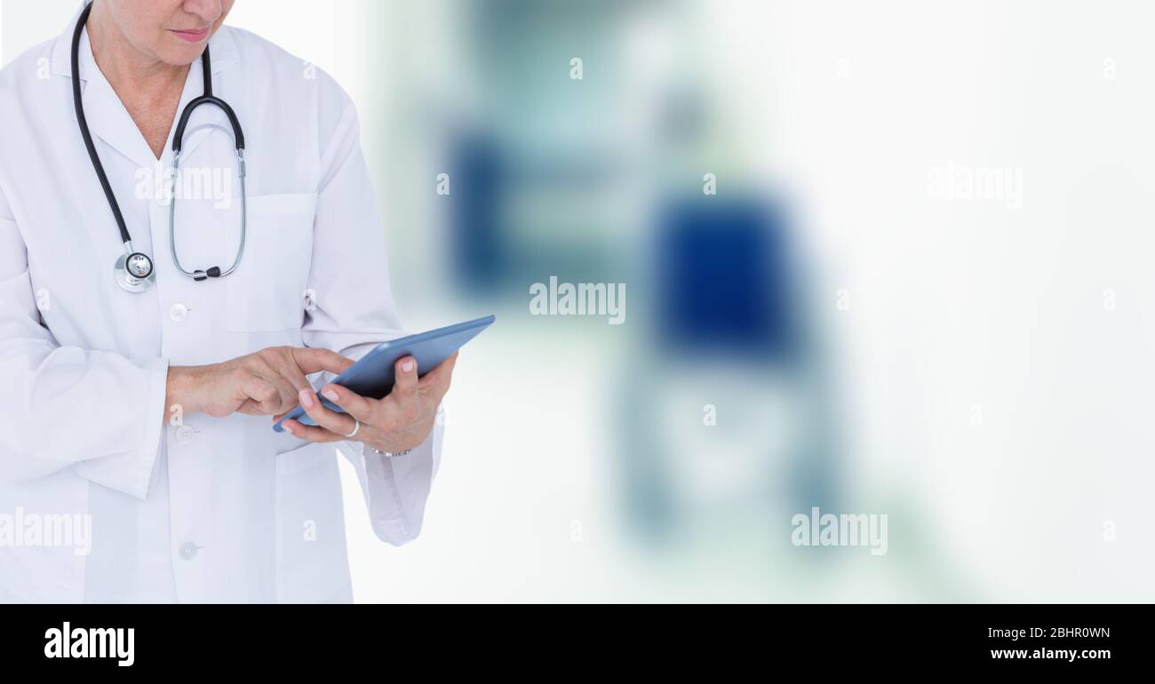 Female hospital doctor using hi-res stock photography and images - Alamy