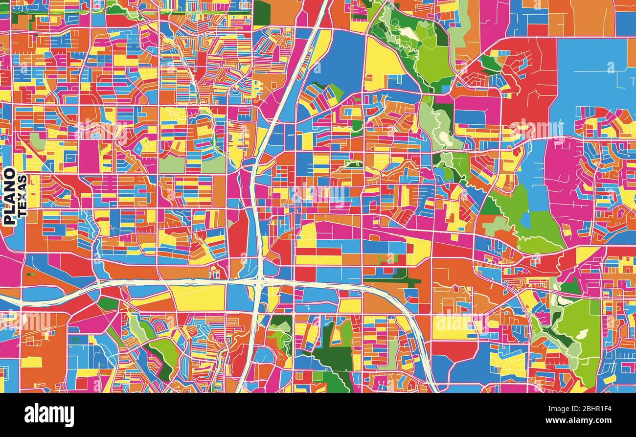 Plano map hi-res stock photography and images - Alamy