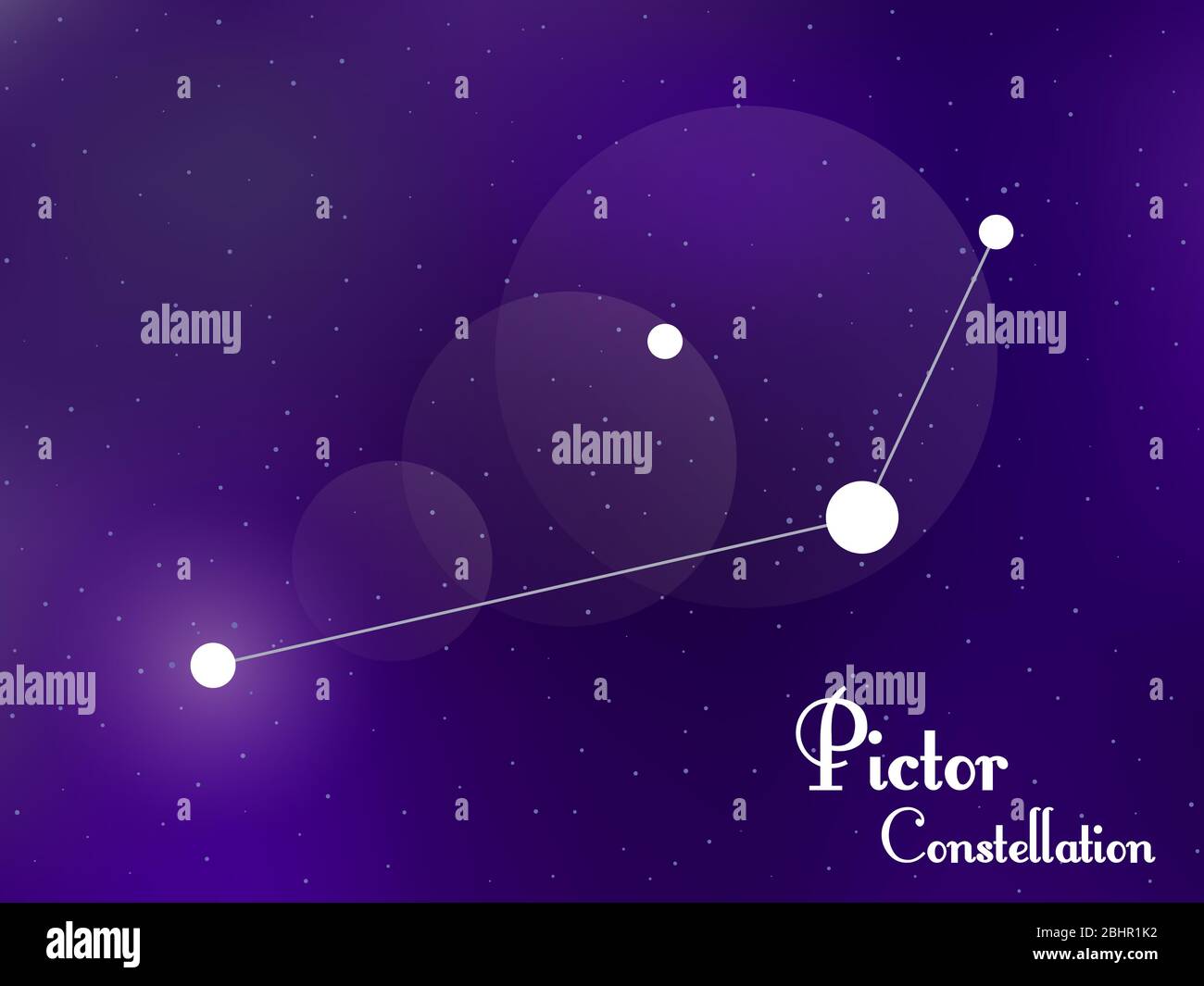 Pictor constellation Stock Vector Images - Alamy