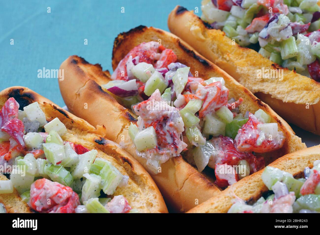 A platter of lobster salad rolls Stock Photo - Alamy
