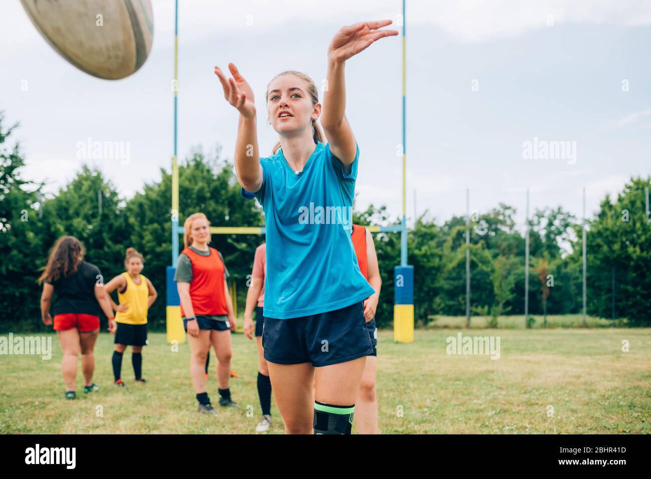 Throwing a ball at camera hi-res stock photography and images - Alamy