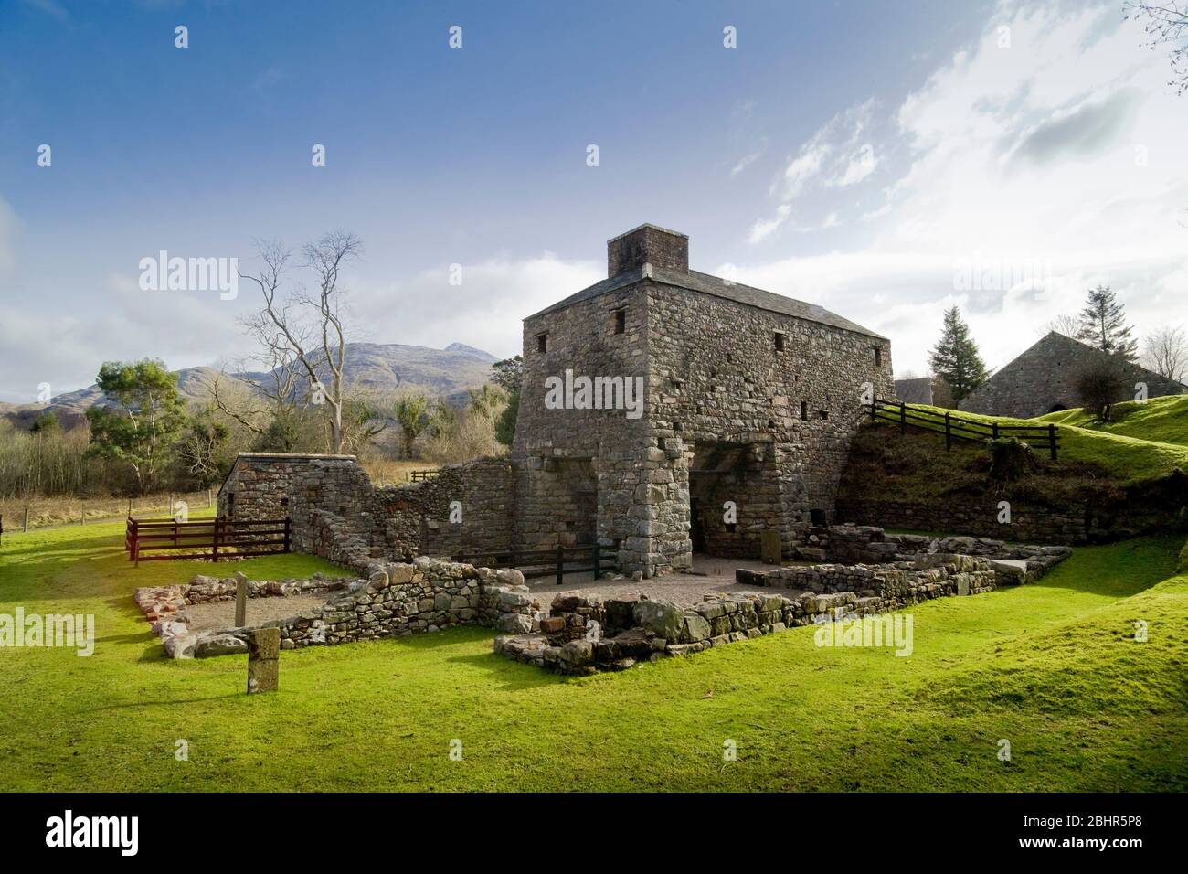 Bonawe Iron Furnace, Taynuilt, Argyll Stock Photo - Alamy