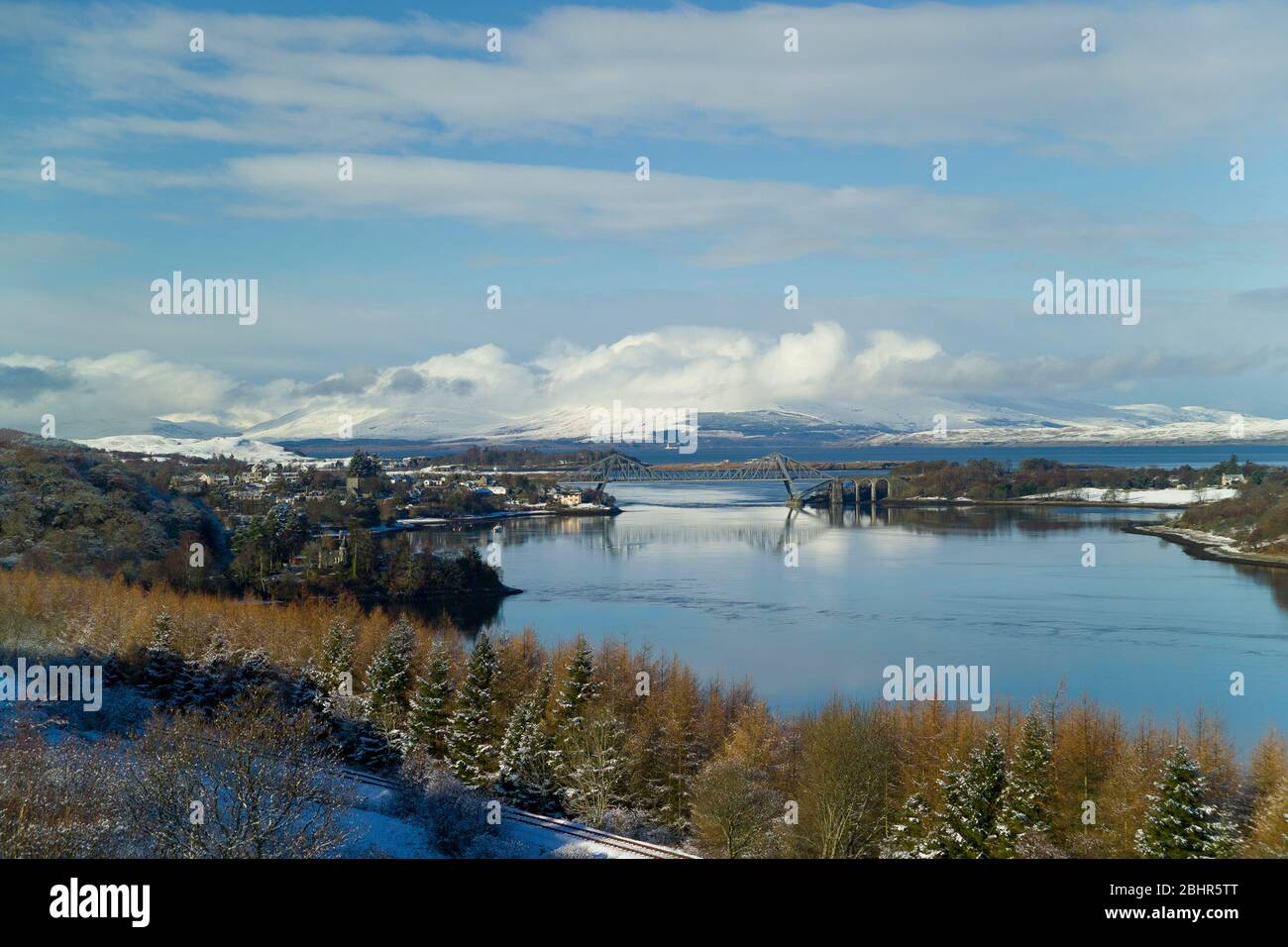 Connel Bridge in midwinter Stock Photo - Alamy