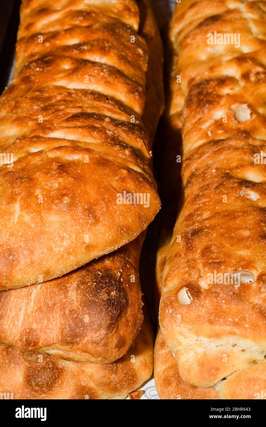 Traditional British pastry specialties for sale at the market Stock ...