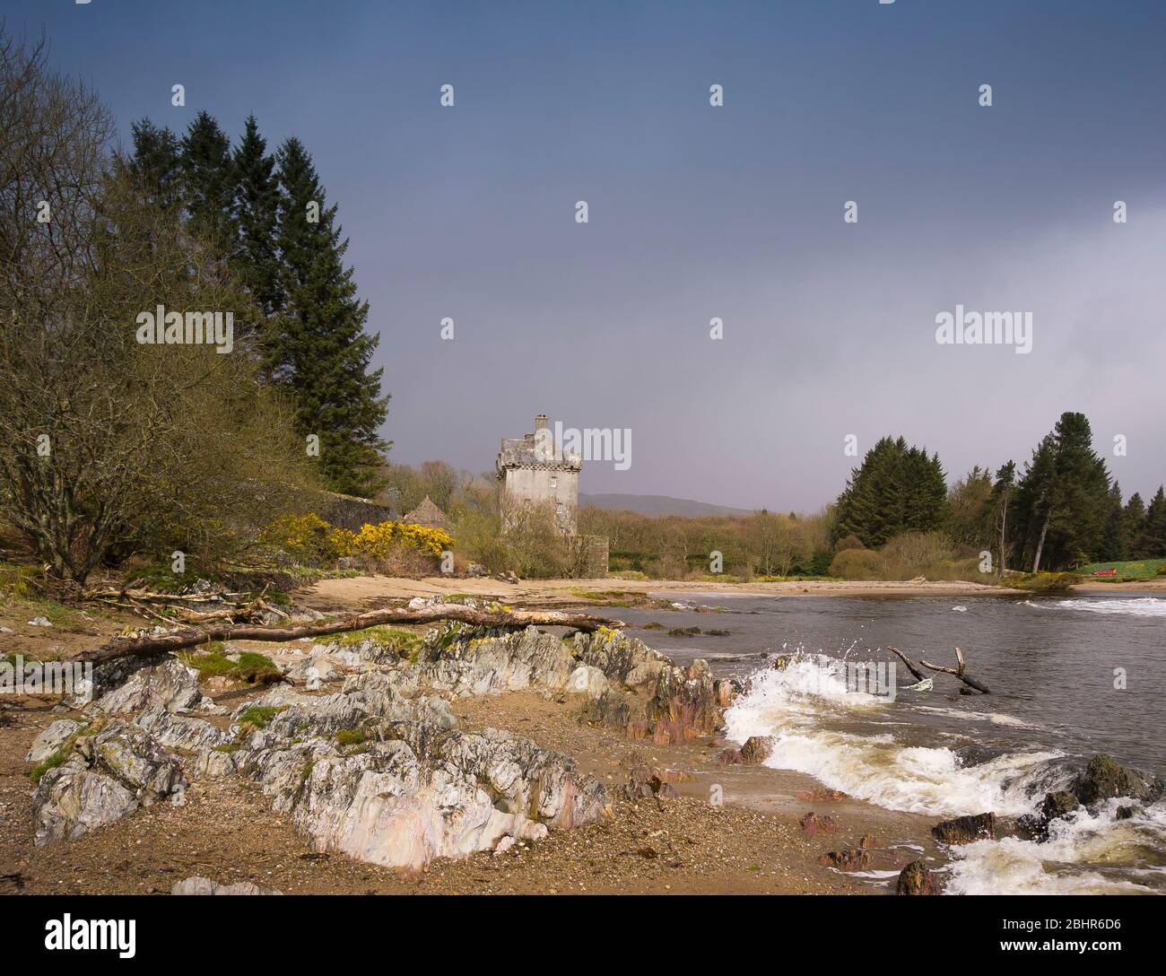 Saddell Castle Kintyre, Argyll Stock Photo - Alamy