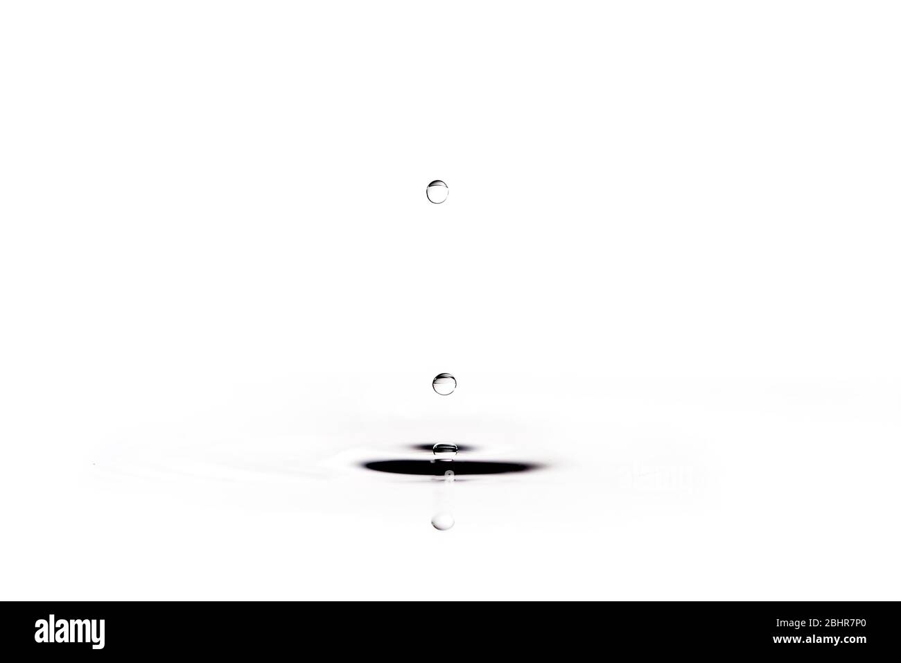 Water drop splash vector Cut Out Stock Images & Pictures - Alamy