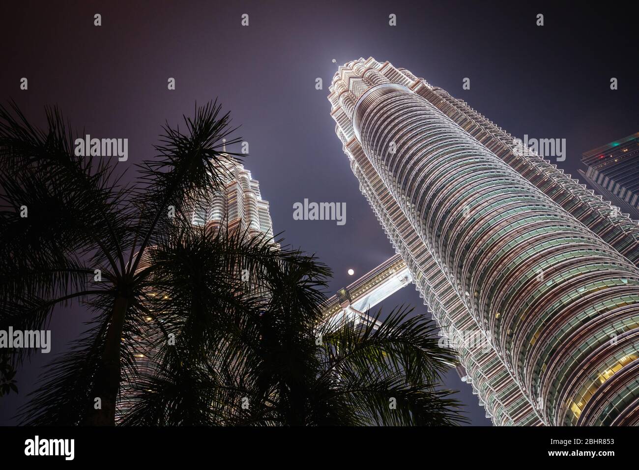 KLCC Park in Kuala Lumpur at Night Stock Photo - Alamy