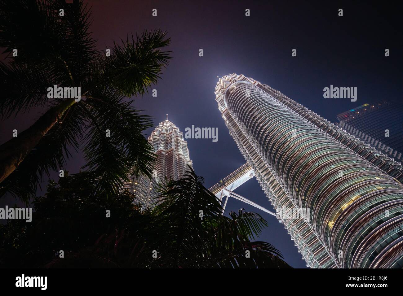 KLCC Park in Kuala Lumpur at Night Stock Photo - Alamy