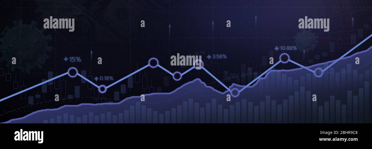 blue line chart currency financial,blue chart currency Stock Photo - Alamy