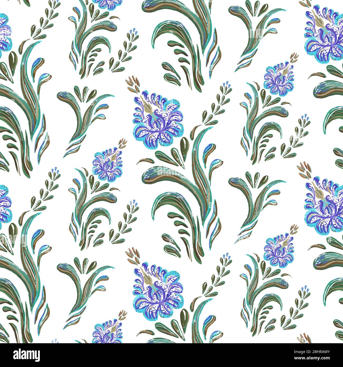 Seamless floral pattern. Ethnic flower ornament. Ukrainian traditional ...