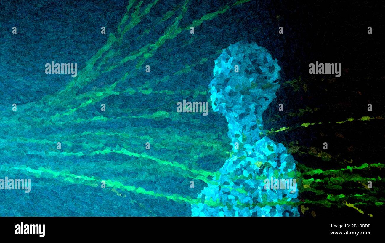 3d render human shattered hi-res stock photography and images - Alamy