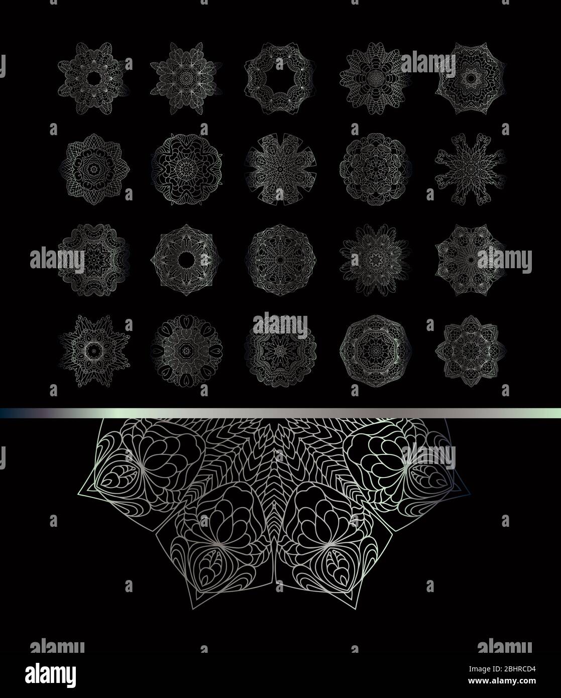 Kaleidoscope medallion tattoo astrology boho and magic symbol Stock ...