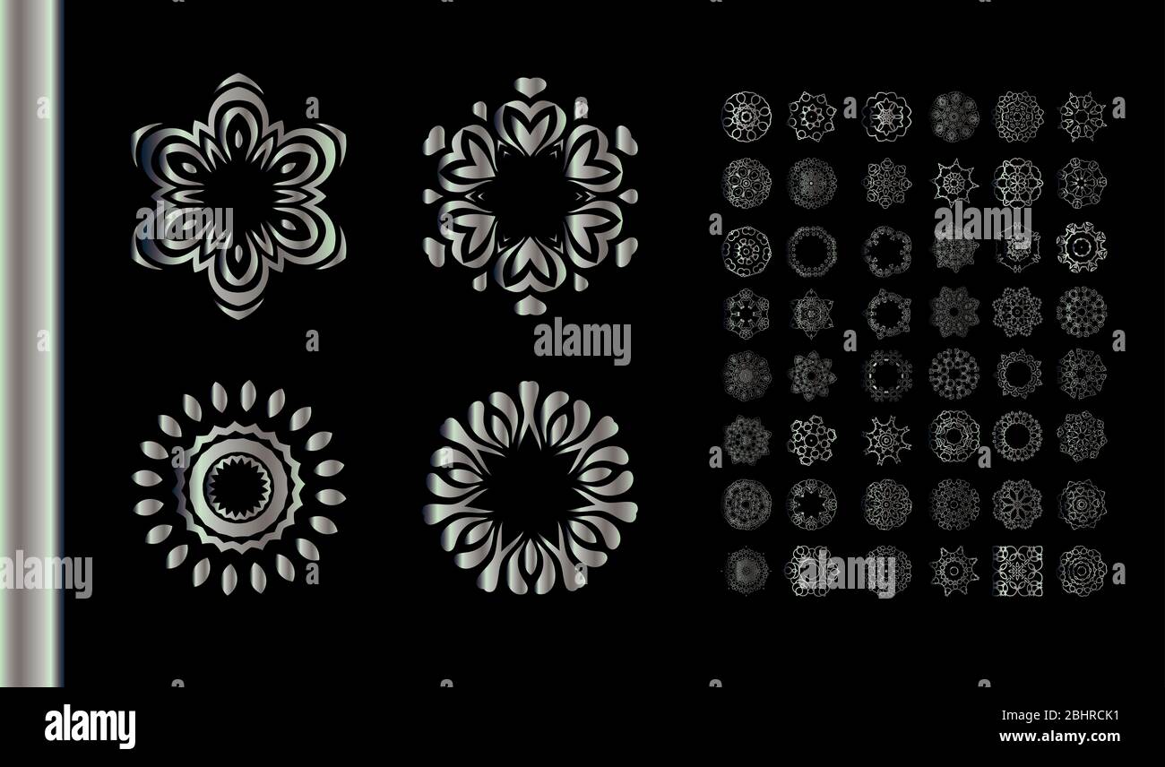 Kaleidoscope medallion tattoo astrology boho and magic symbol Stock ...