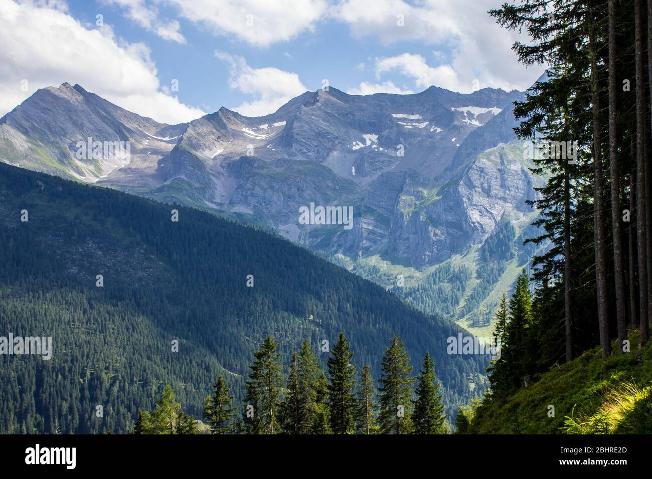 View of Mountains, Tux Valley, Tyrol, Austria Stock Photo - Alamy