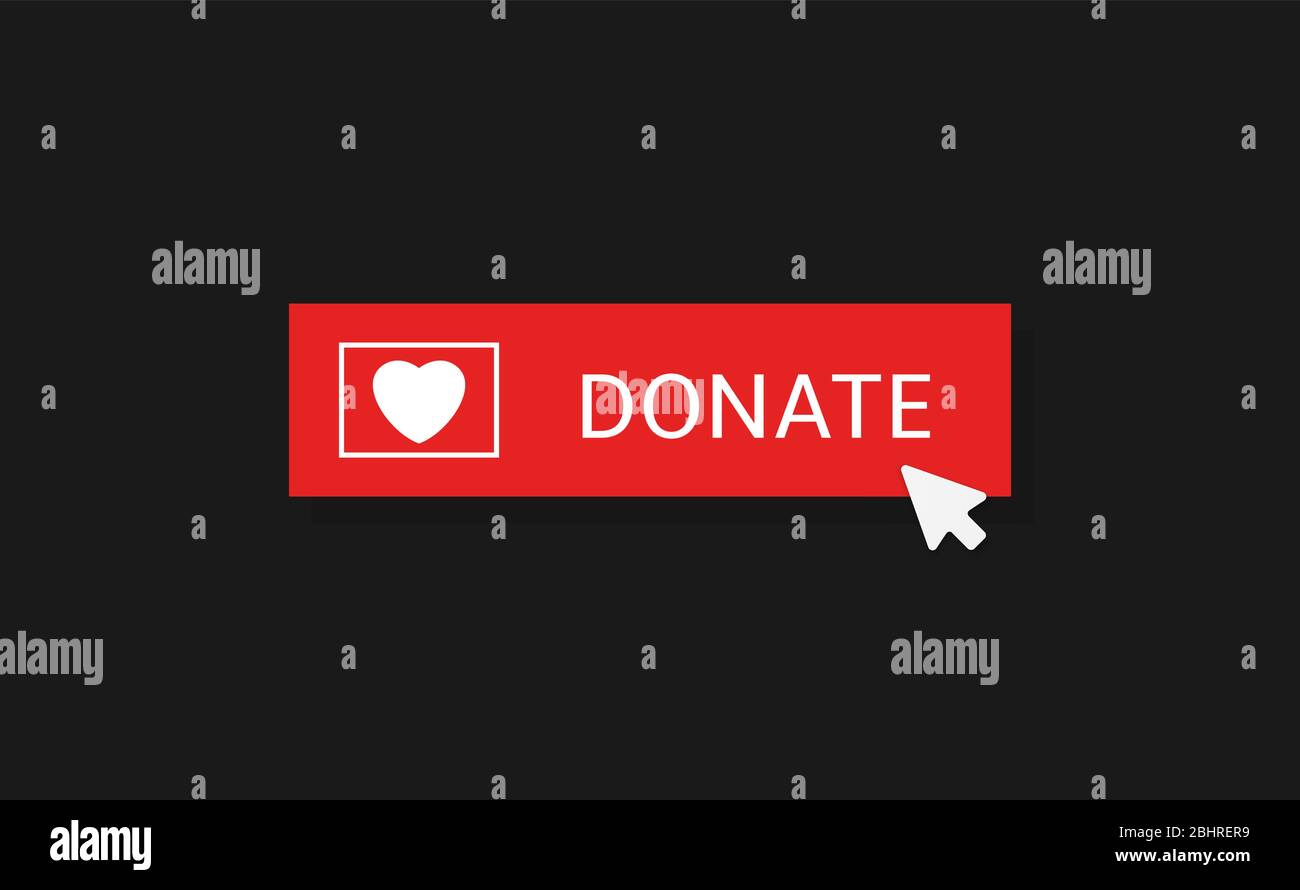 Donate now design Stock Vector Images - Alamy