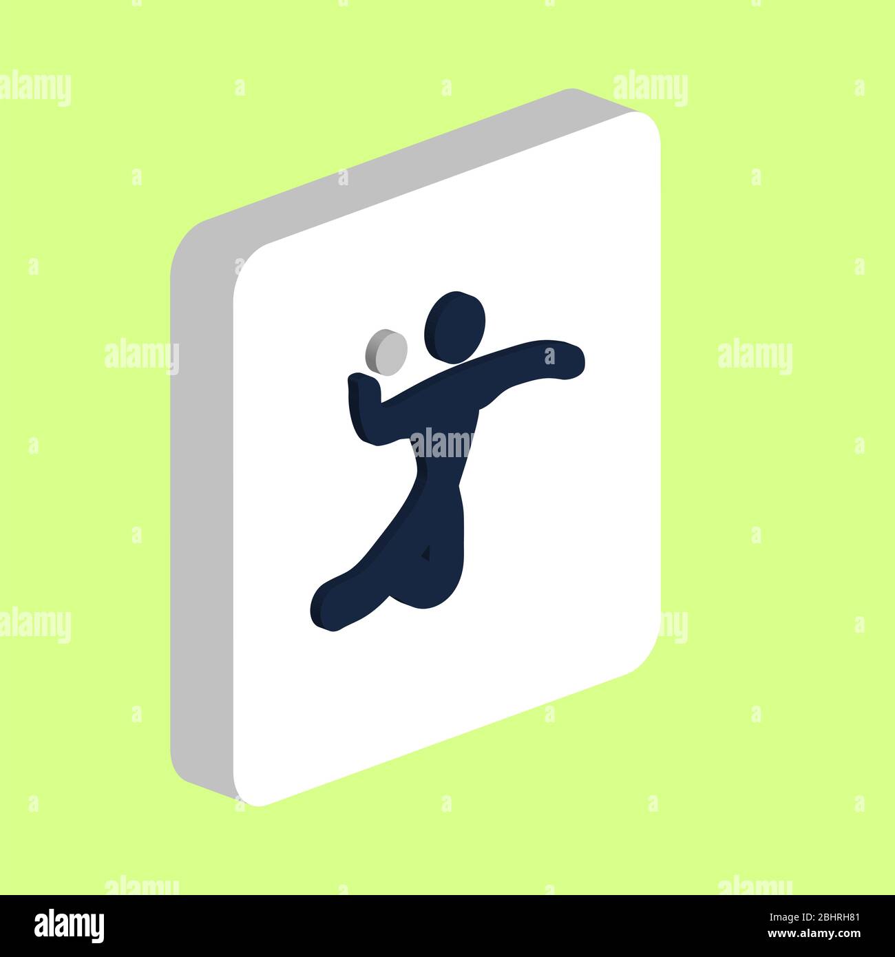 Person playing volleyball icon vector vectors hi-res stock photography ...