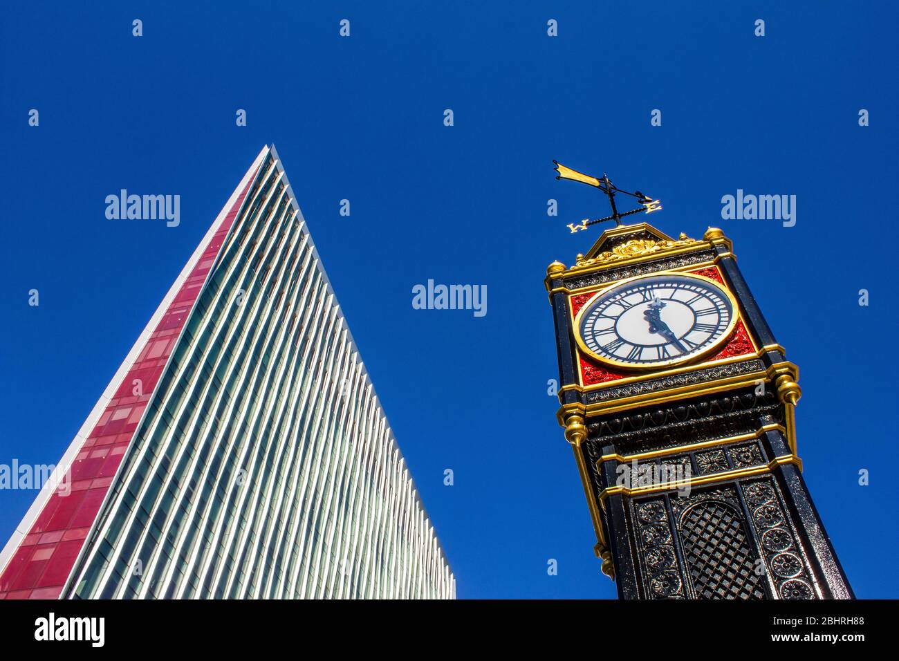View of Little Ben in the City of Westminster, London, England, UK ...