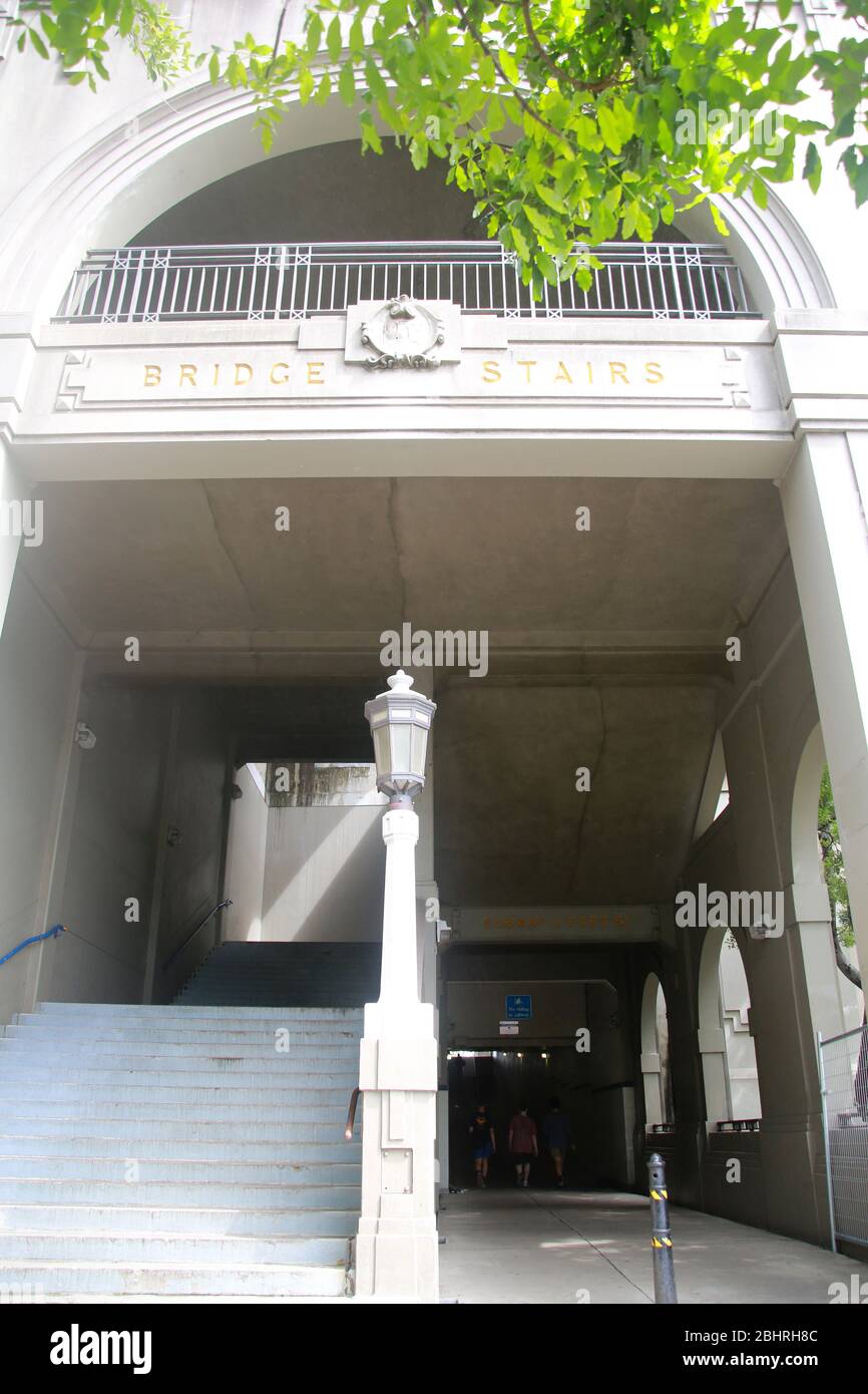 Bridge Stairs, The Rocks, Cumberland Street, Sydney, Australia Stock ...