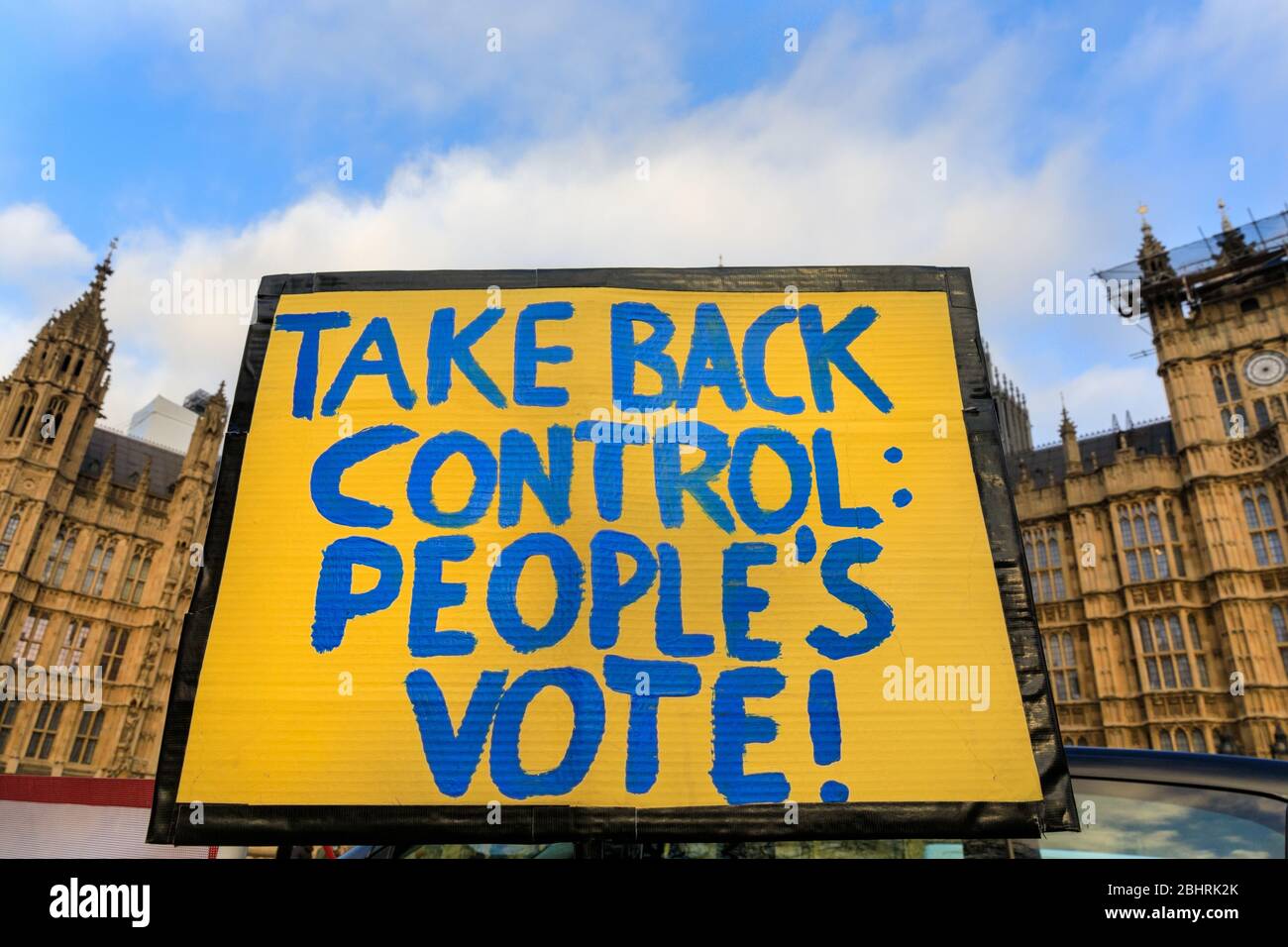 We want a peoples vote sign hi-res stock photography and images - Alamy