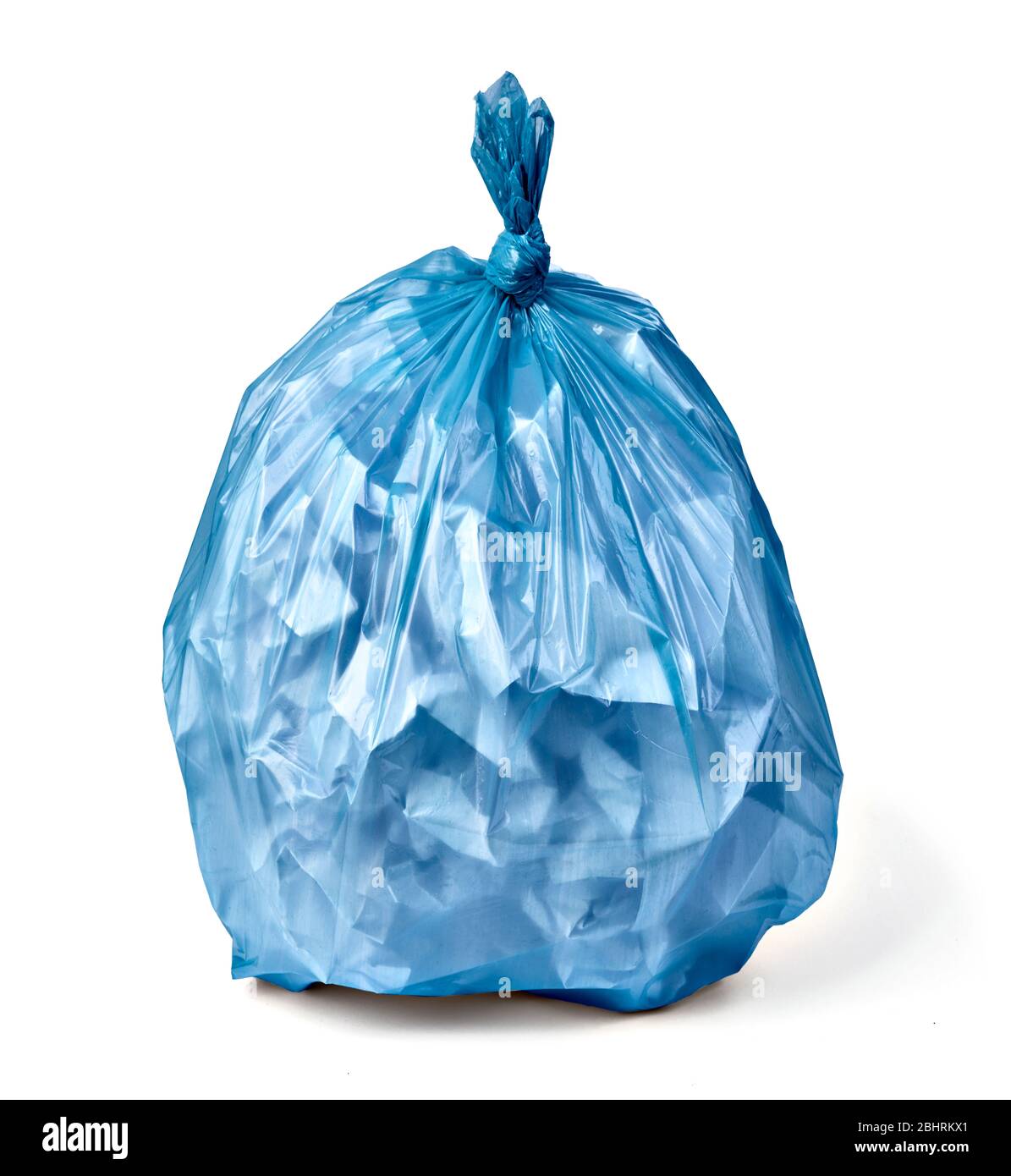 close up of a plastic bag for trash waste on white background Stock ...