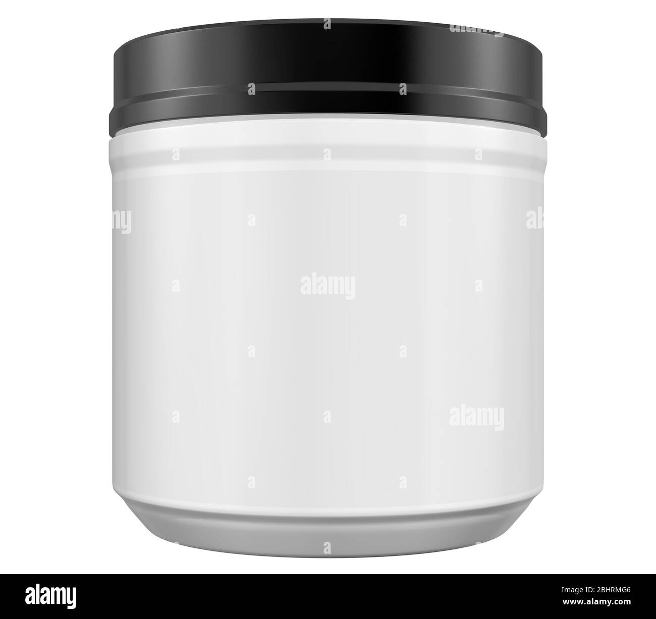 Realistic 3D Jar Mock Up Template on White Background.3D Rendering,3D ...