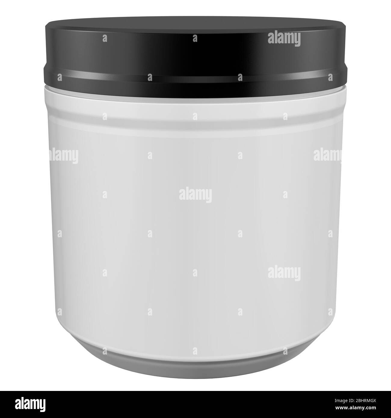 Realistic 3D Jar Mock Up Template on White Background.3D Rendering,3D ...