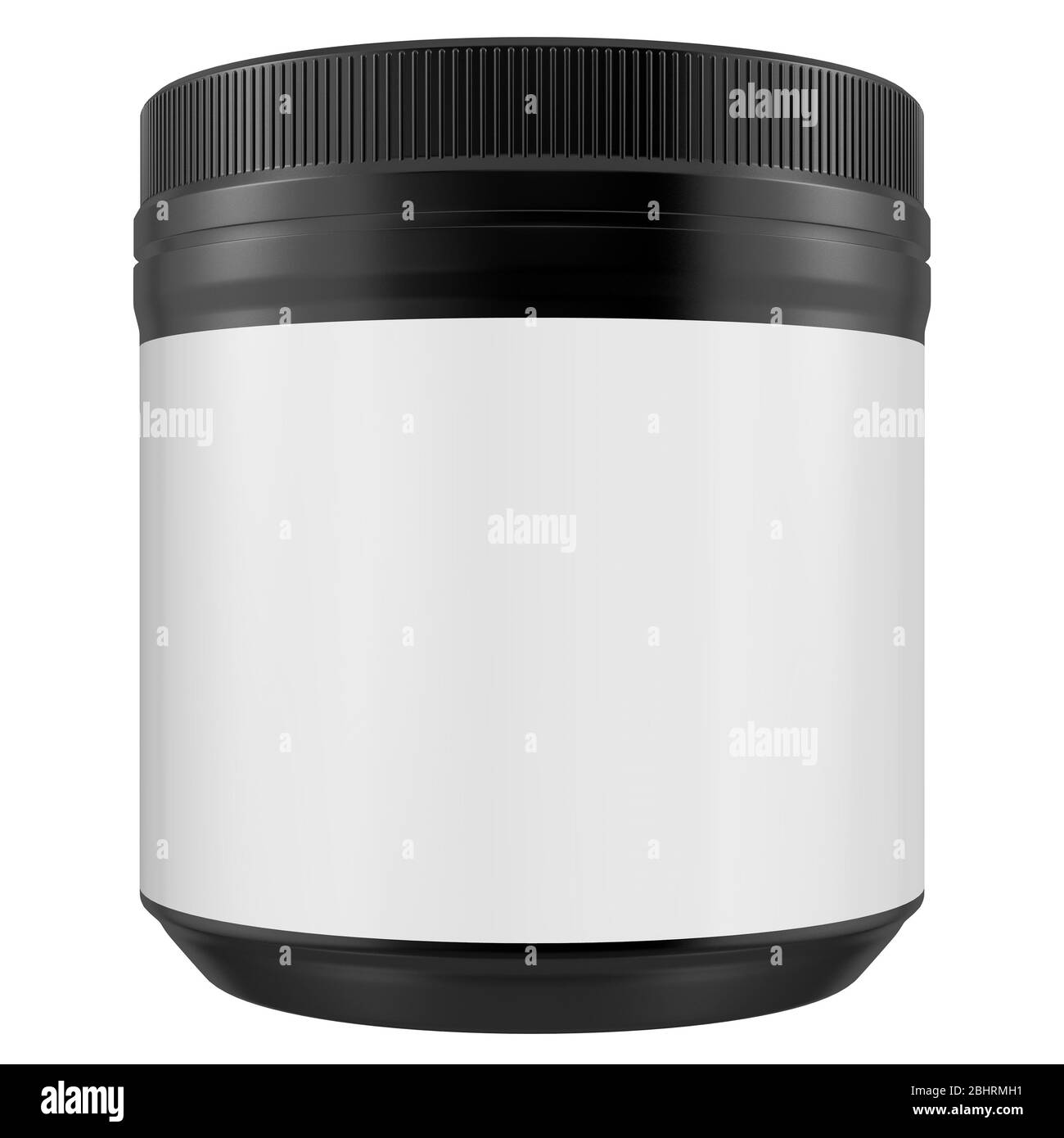 Realistic 3D Jar Mock Up Template on White Background.3D Rendering,3D ...