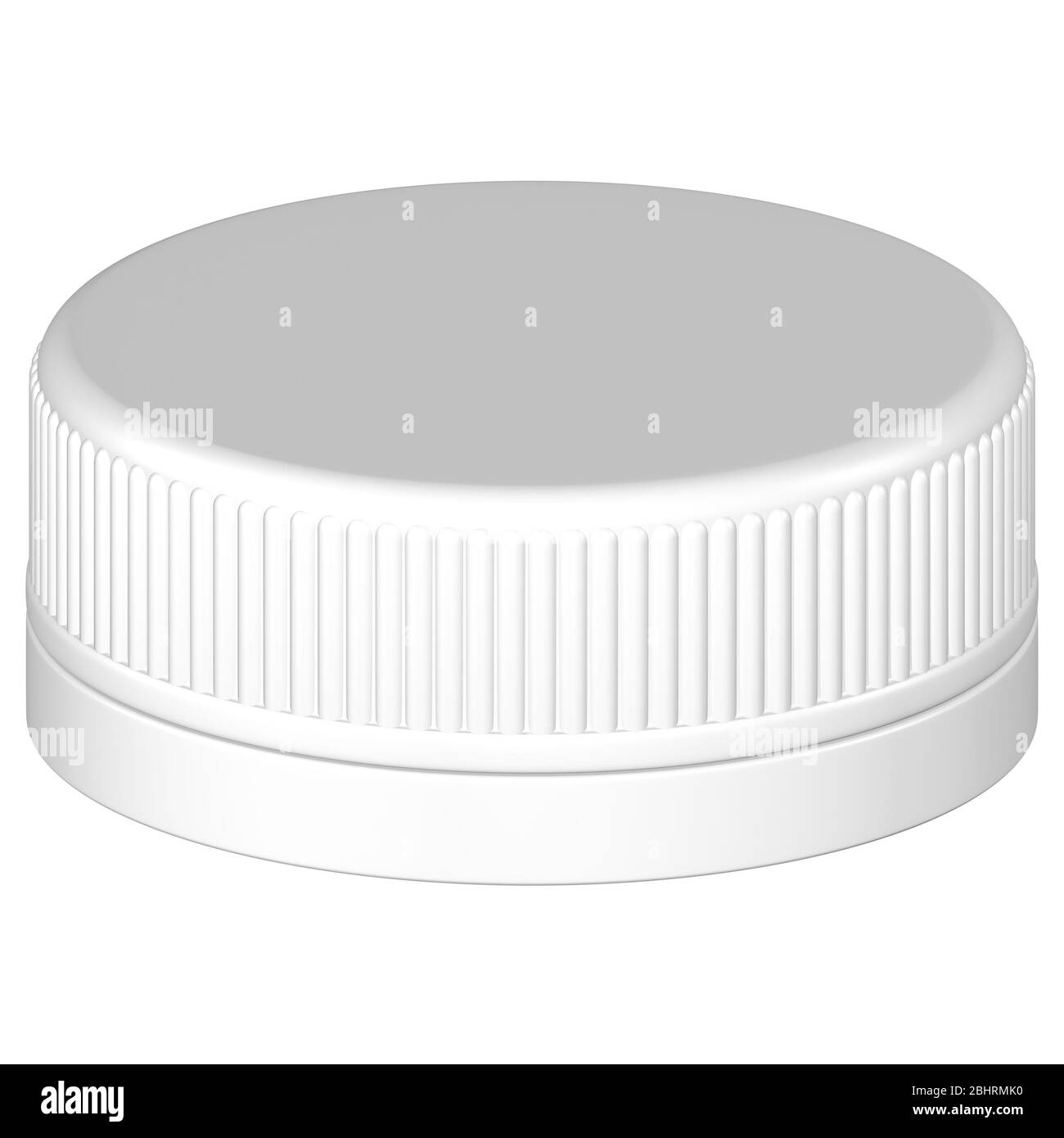 Realistic 3D Bottle Cap Mock Up Template on White Background.3D ...