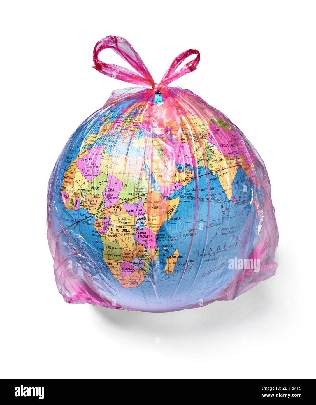 Plastic pollution waste in ocean Cut Out Stock Images & Pictures - Alamy