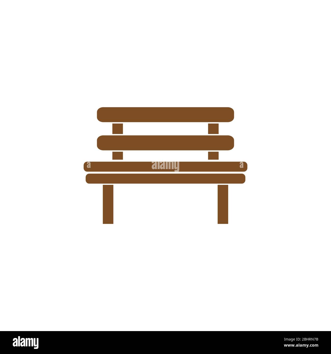 Logo on bench Stock Vector Images - Alamy