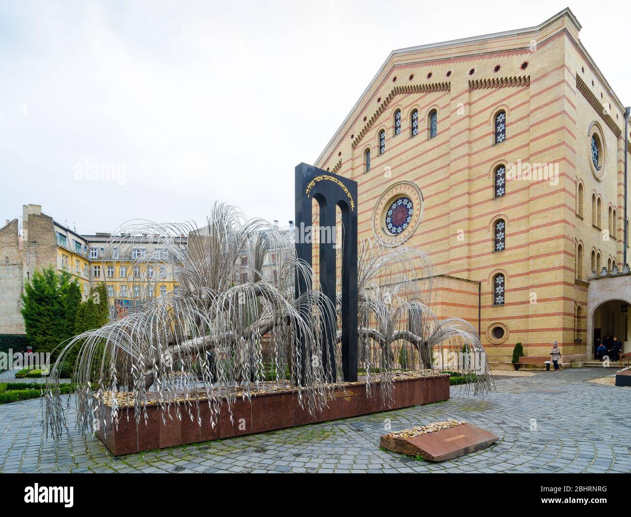 BUDAPEST, HUNGARY - FEBRUARY 21, 2016: Tree of Life - monument to the ...