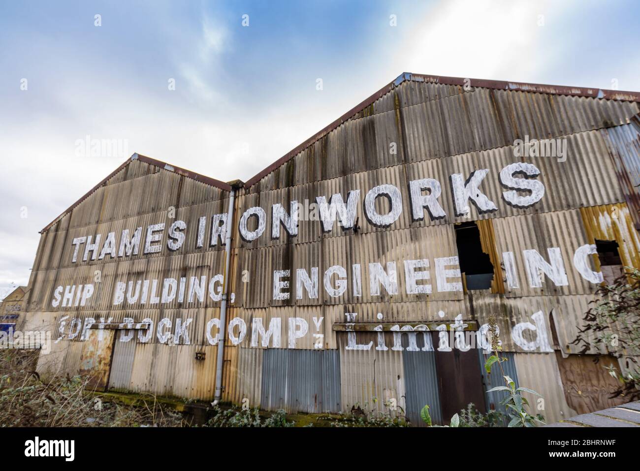 Thames iron works hi-res stock photography and images - Alamy