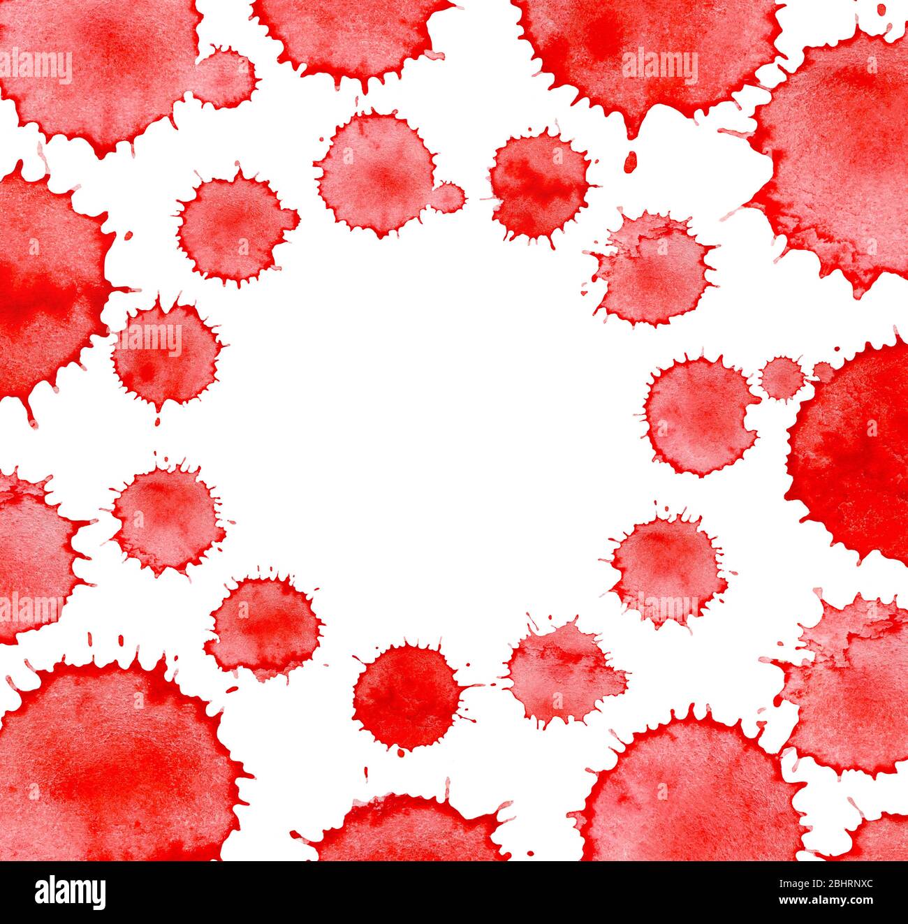 Background with bright red splash. Abstract background with splashes ...