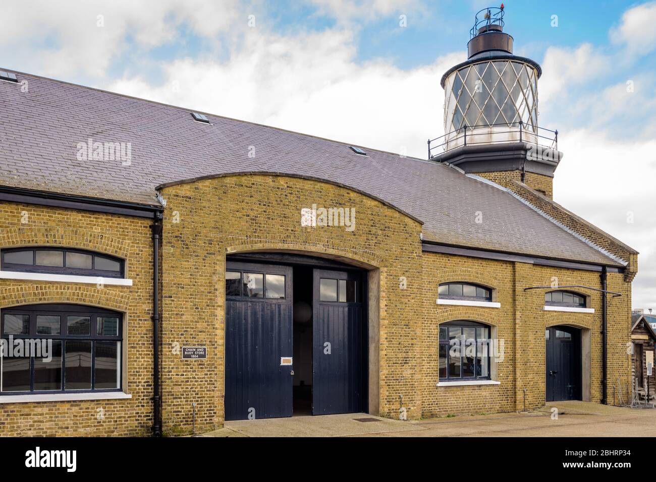 The old Bow Creek Lighthouse at Trinity Buoy Wharf, home to a ...