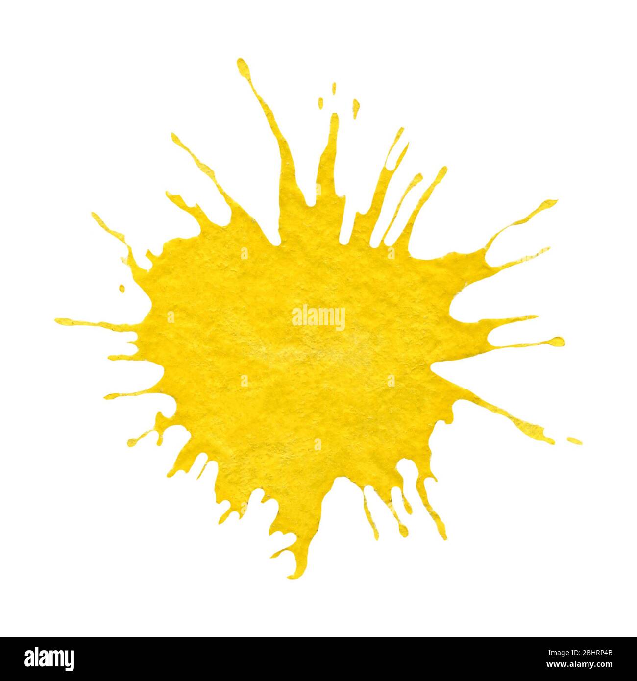 Yellow watercolor design spot. Yellow tone watercolor shape Stock Photo ...