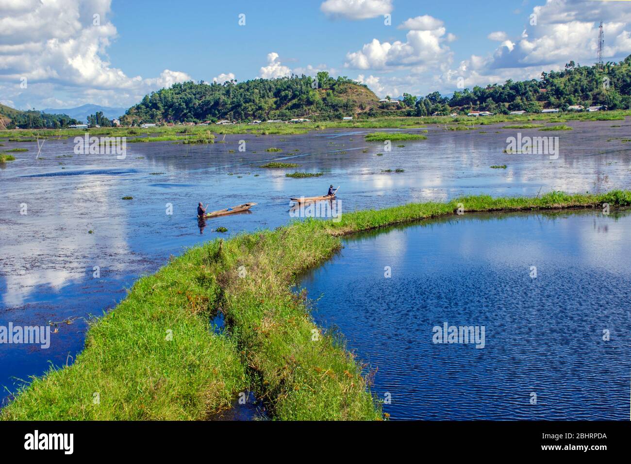 Floating phumdis of loktak lake hi-res stock photography and images - Alamy