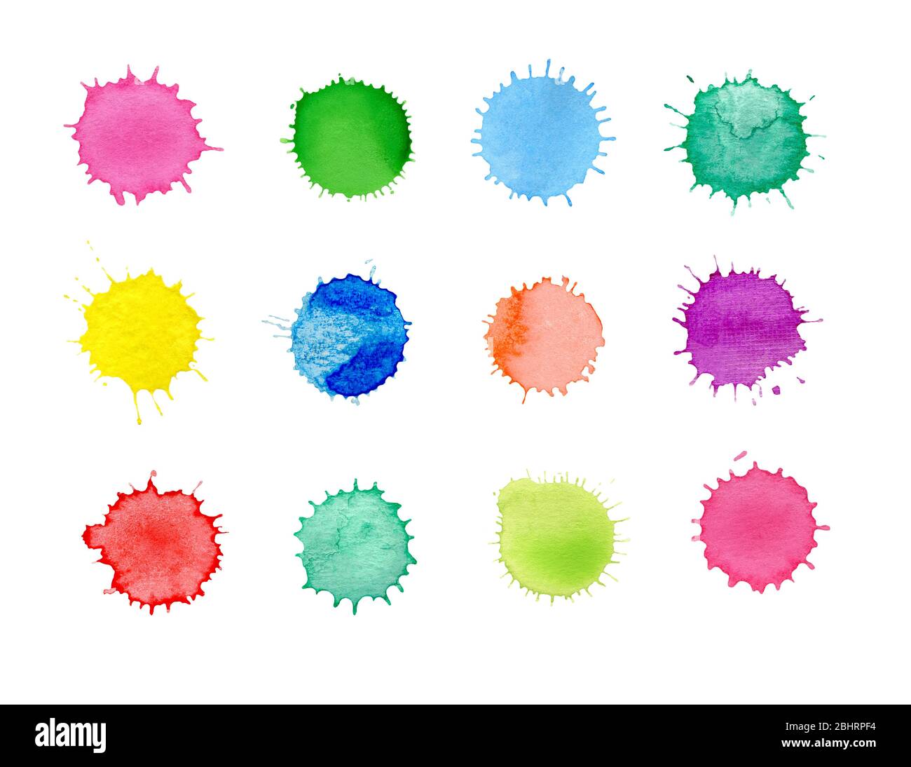 Abstract watercolor blots background. Real watercolor texture. Hand ...