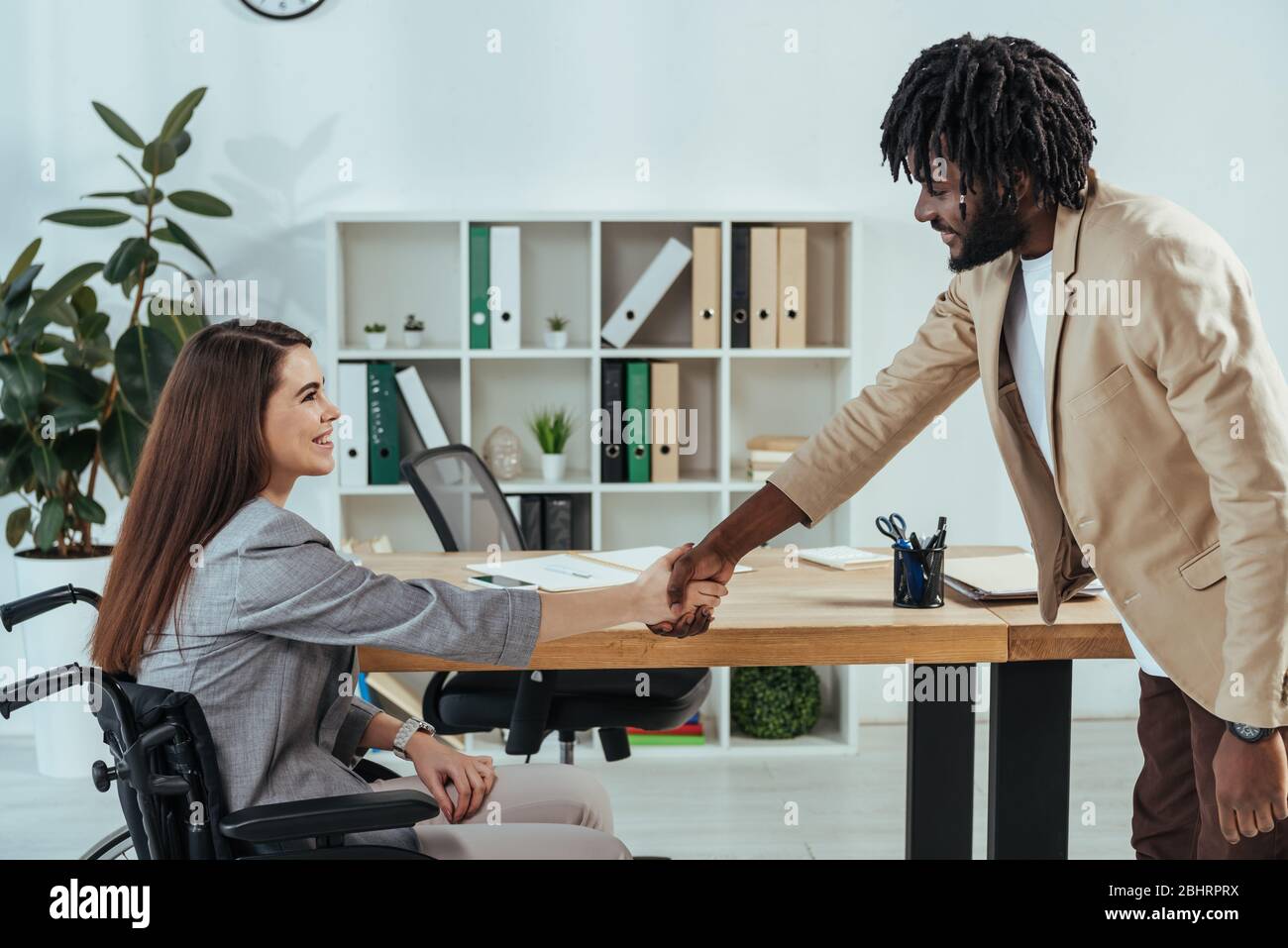 Disabled job interview hi-res stock photography and images - Alamy