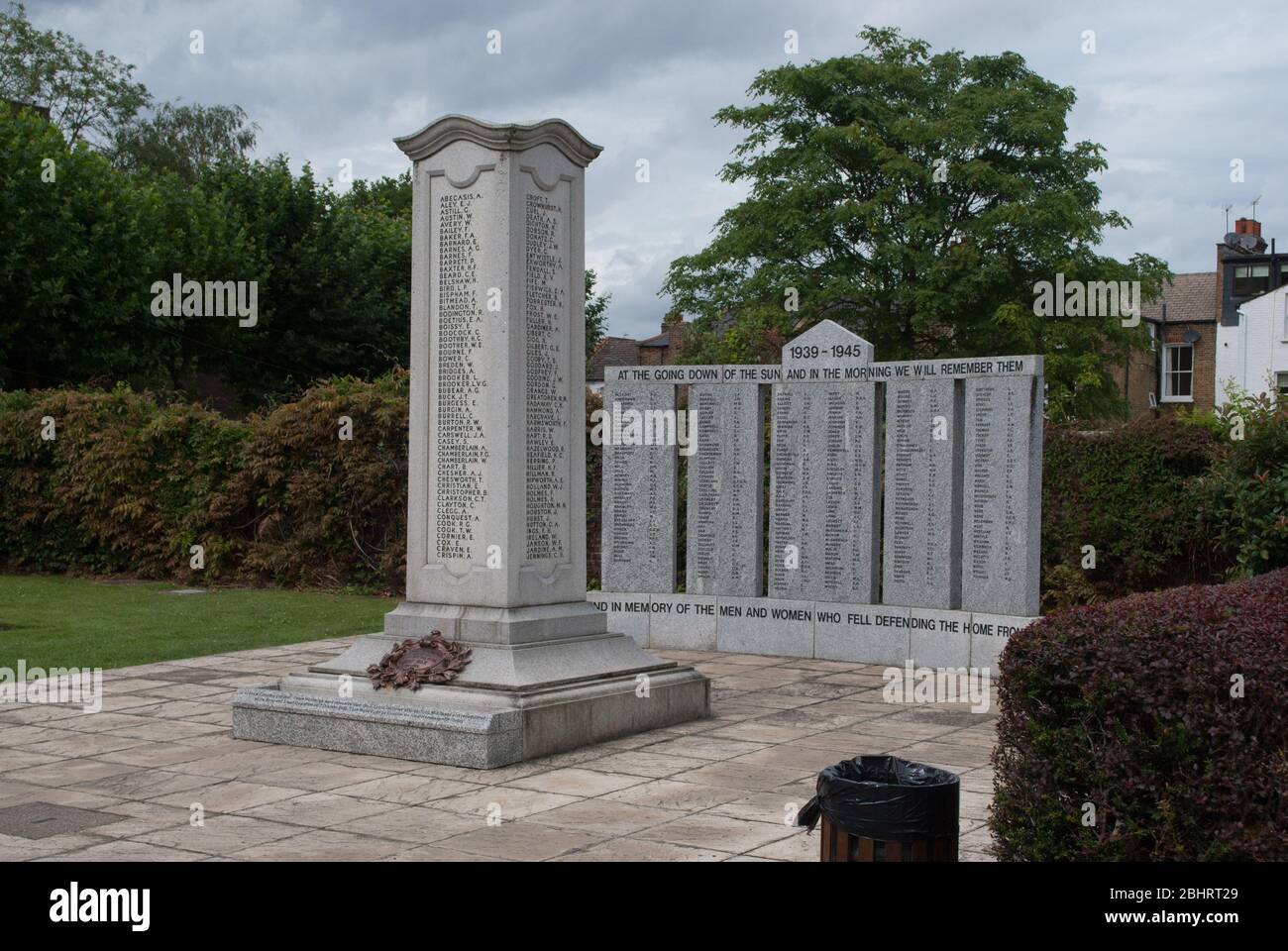 World War 2 Memorial Hammersmith Margravine Cemetery, 23 Margravine ...