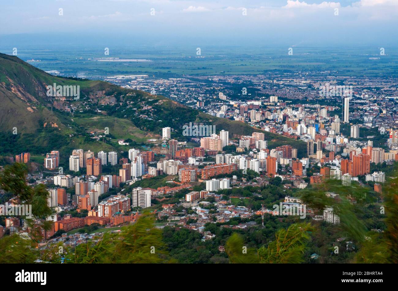 Santiago de Cali landscape views from the Statue of Christ the King in ...